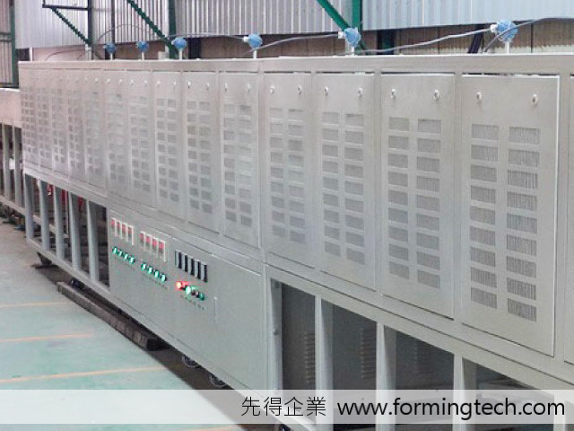 Electrical resistance heating furnace for special alloy wires